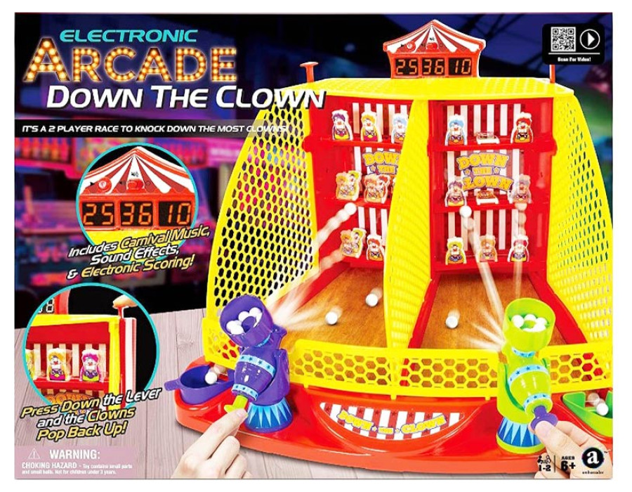 Electronic Arcade Down the Clown Game 647341279131